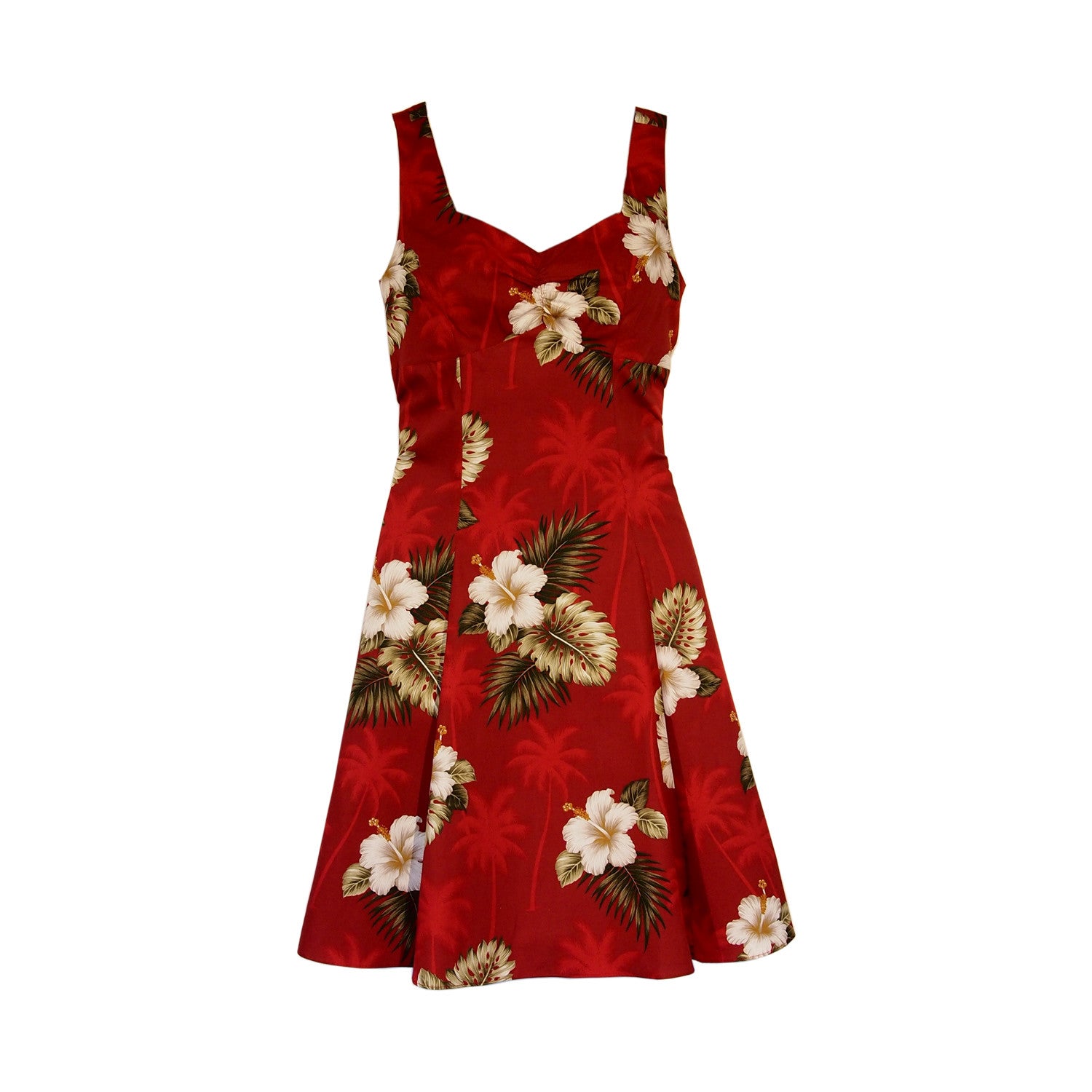 Lava Red Hawaiian Sundress – PapayaSun